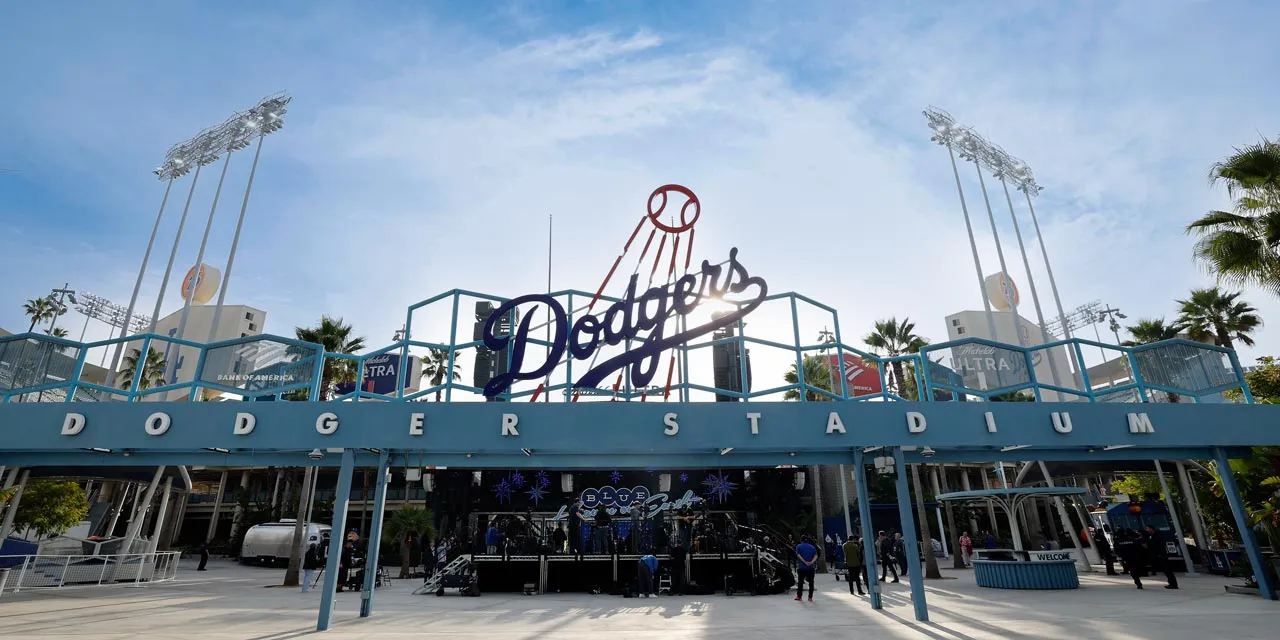 dodger stadium outside