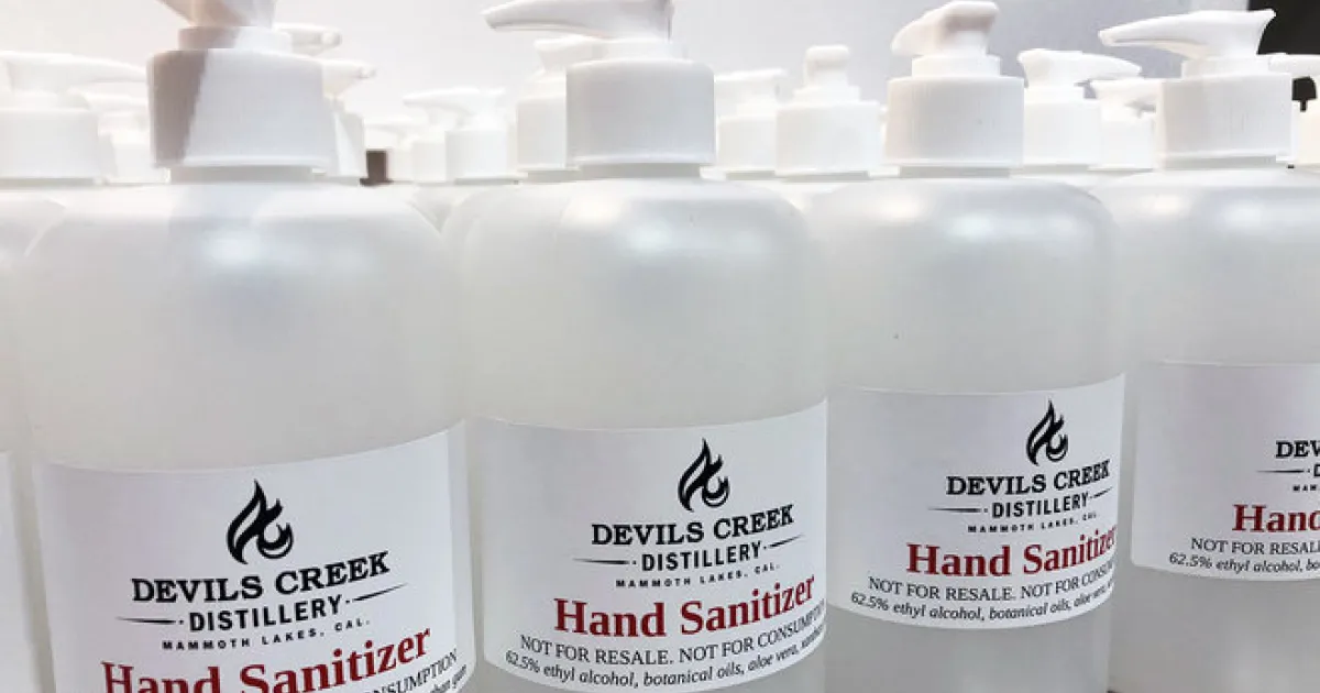Community Spirits: Distillers Offer Up Hand Sanitizer | Visit California