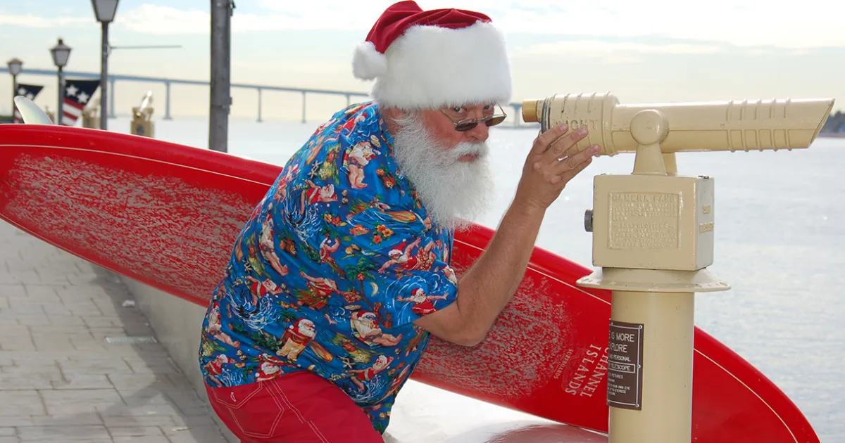 Find Santa during the holidays in these California locations
